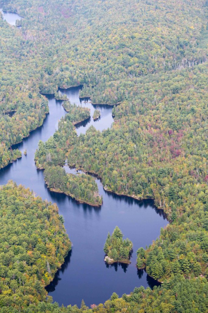 Parc de la Mauricie, Québec: survol panoramique en hydravion - Odysight